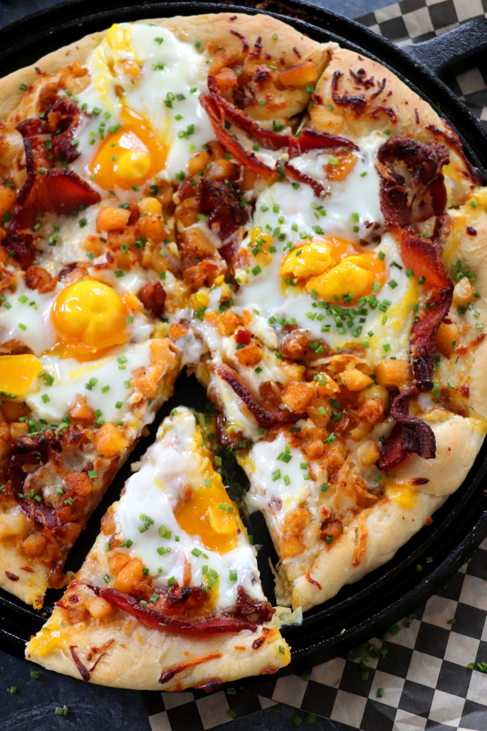 Breakfast Pizza Recipe | Dash of Savory | Cook with Passion